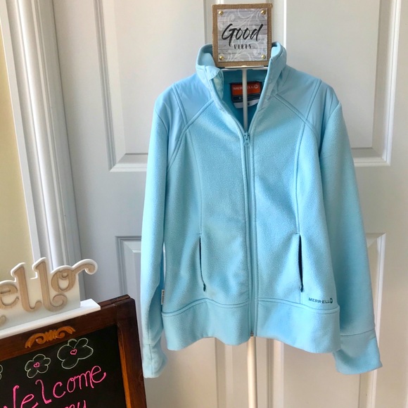 Merrell | Jackets & Coats | Merrell Womens Zip Front Fleece Med | Poshmark